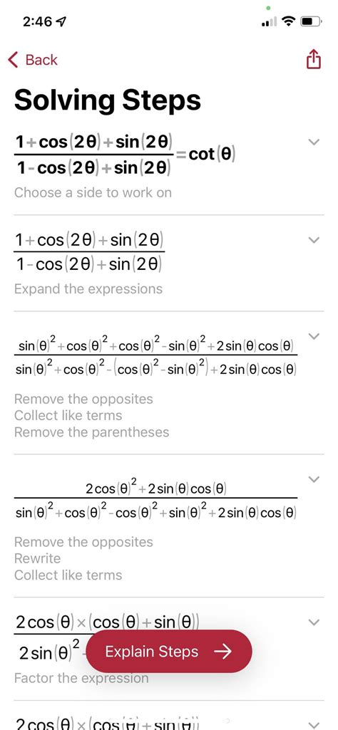 [grade 12 Pre Calculus] Hi Is There Another Way To Prove This Identity Because I Feel Like They