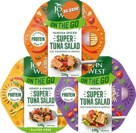 Lunch Snack Bundle With John West On The Go Honey And Ginger Super Tuna
