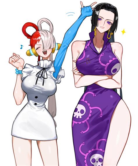 Boa Hancock And Uta One Piece Drawn By Siokosho Kinoko Danbooru