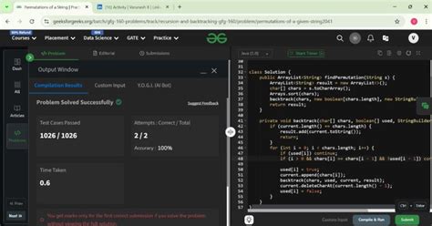 Dsa Codingchallenge Geeksforgeeks Backtracking Recursion Varunesh B