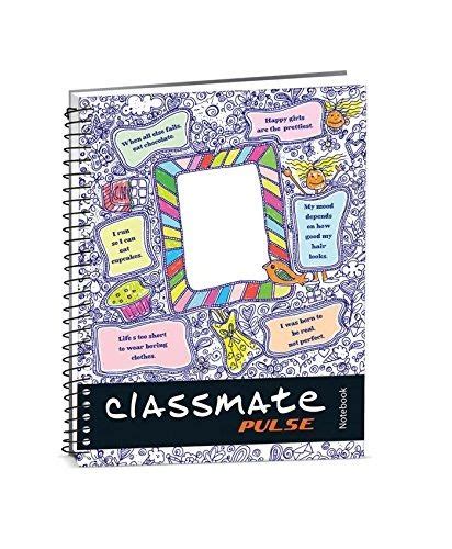 Classmate Pulse Selfie Single Line 6 Subject Notebook 240mm X 180mm