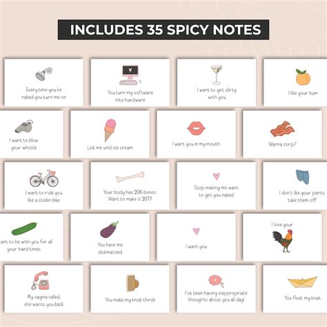 Love Notes For Your Eyes Only Naughty Lunchbox Notes Cheeky Messages For Couple Printable