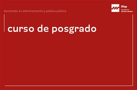 Curso de posgrado Metodología cualitativa de investigación en