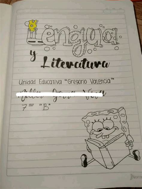 Carátula Lengua y Literatura en 2024 Lengua y literatura Portadas de