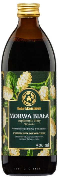 Sok z morwy białej 100 500 ml Herbal Monasterium porównaj ceny