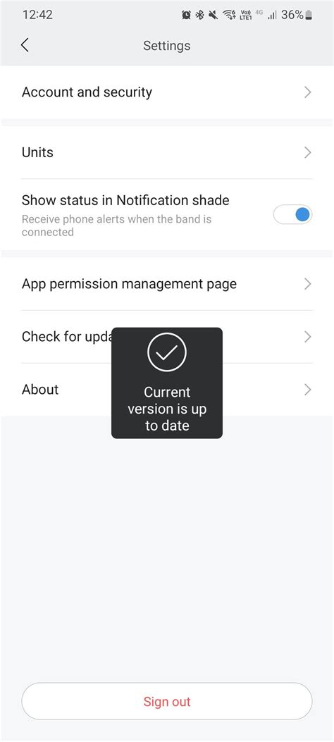 Watch Says I Need To Update The App Zepp Life But App Says The Current Version Is Up To Date