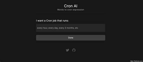 Ai Cron官网一个简单的 Ai Cron 表达式生成器 非猪ai导航 Ai Cron官网一个简单的 Ai Cron 表达式生成器 非猪ai导航