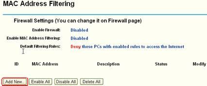 How To Configure Mac Filtering On Tp Link Smb Router Old Ui