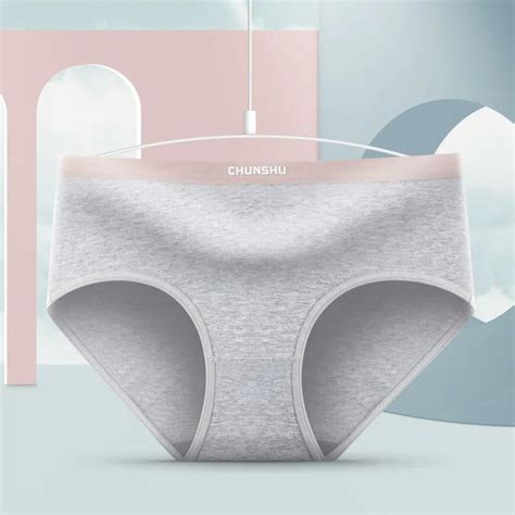 Chyycnych Cotton Solid Color Women Panties Female Sexy Underwear Briefs