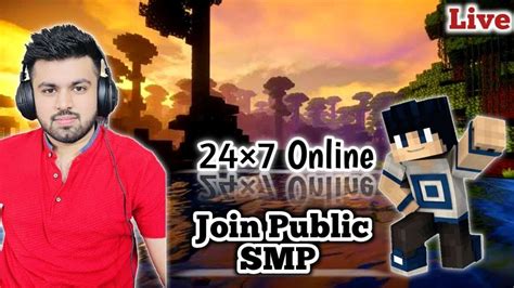 Minecraft Survival Live Now Facecam Join Tandav Smp Java Youtube