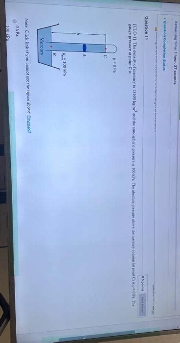 Solved Memaining Time 1hour 37 Seconds Question Completion Chegg