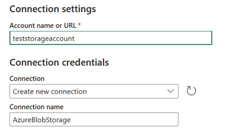Azure Blob Storage 연결 설정 Microsoft Fabric Microsoft Learn