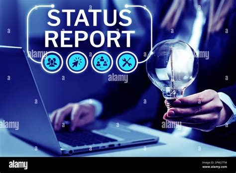 Handwriting Text Status Report Business Overview Update Summary Of
