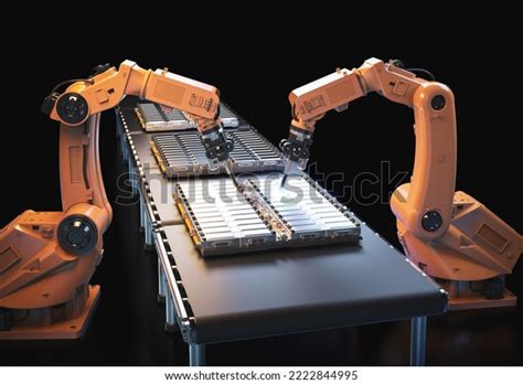 Automation Automobile Factory Concept D Rendering Stock Illustration Shutterstock