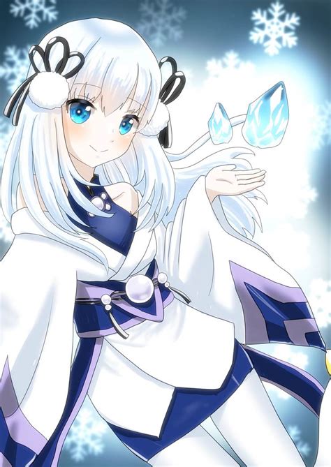 游戏王OCG 游戏王 yuki onna Mayakashi 冰之魔妖 雪女 小鈴 illustration PixivBox