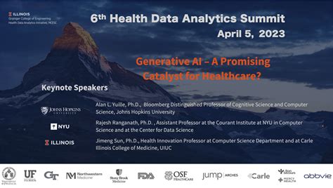 6th Health Data Analytics Summit Discuss The Latest Ai And Machine