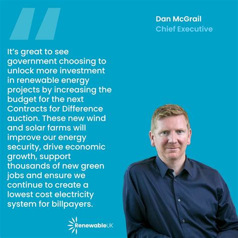 Read Renewableuk Ceo Dan Mcgrails Comments In The Department For