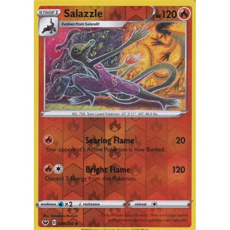 Pokemon Single Card Sword And Shield Base Set Reverse Holo 28202