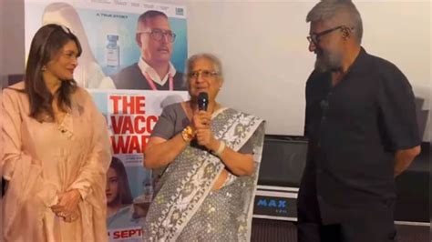 Sudha Murty On Vivek Agnihotris Film The Vaccine War It Will