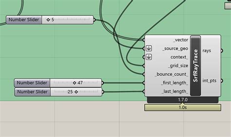 Need Assistance With LB Surface Ray Tracing Node Grasshopper McNeel