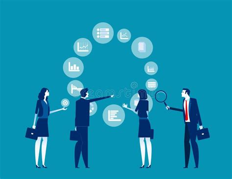 The Best Tools For Data Analysis Concept Business Vector Illustration