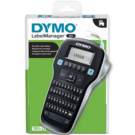 Dymo Labelmanager 160 Label Maker Handheld Label Printer With Qwerty