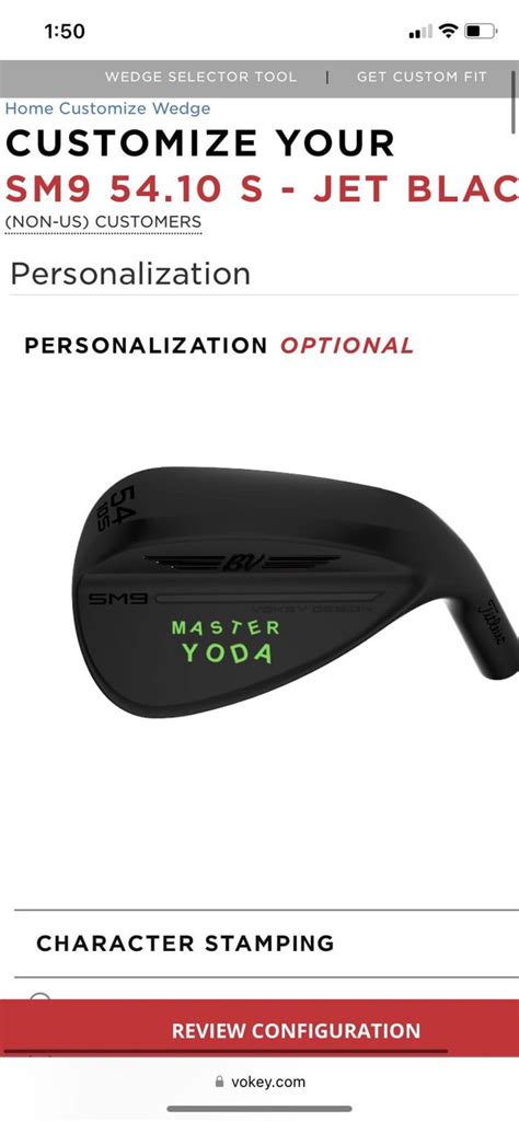 Getting Custom Vokey Wedges R Golf
