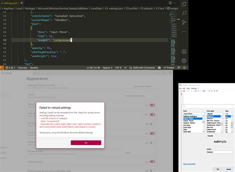 Bug Cannot Use Different Styles Of Input Mono Font Issue 9157 Microsoft Terminal GitHub