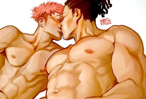 Itadori Yuuji And Toudou Aoi Jujutsu Kaisen Drawn By Bornfreakdraws
