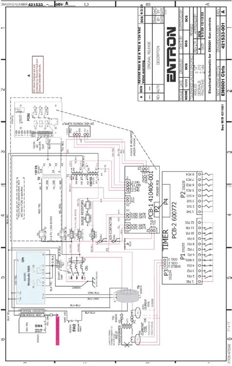 Entron En6001 Microprocessor Based Weld Sequence Controls Instruction