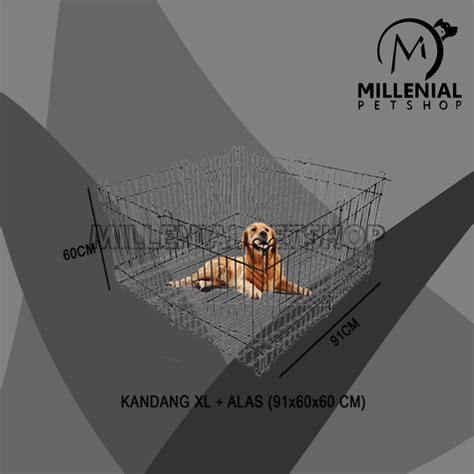 Jual Kandang Pagar Hewan Besi Alas Kucing Anjing Kelinci Shopee