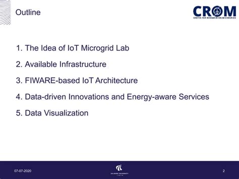 Iot Microgrid Living Laboratory Iot Mglab Pptx