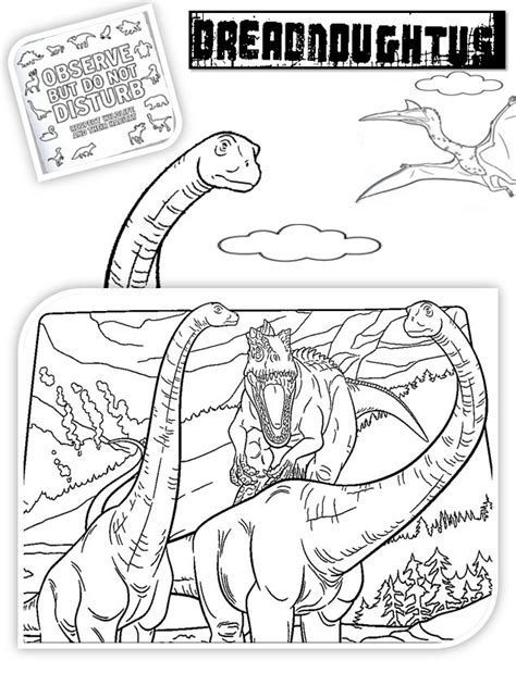 Dreadnoughtus Jurassic World Dominion Coloring Pages By Me Ropa