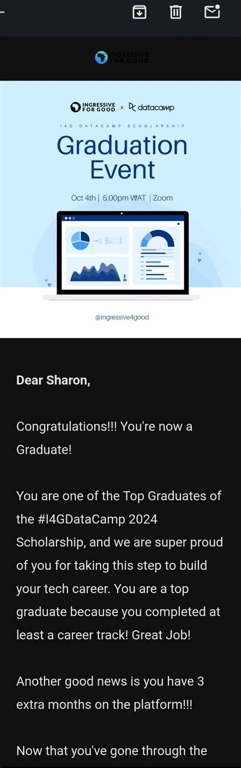 sharon alawode on linkedin i4gdatacamp datascience python lifelonglearning i4gdatacamp