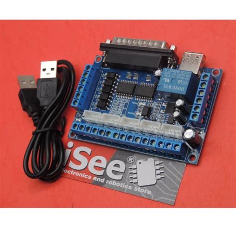 Jual Miliki Mach3 Cnc 5 Axis Breakout Board Controller Interface Usb