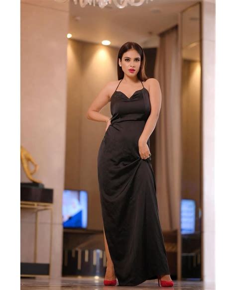 Bhojpuri Actress Neha Malik Shared Bold Look In Black Gown Photos Gone