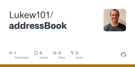 Github Lukew Addressbook
