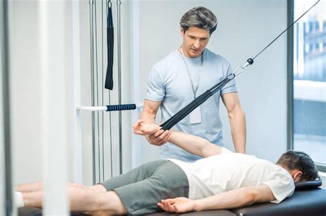 Premium Photo Arm Hyperextension Ale Young Patient Having A Session