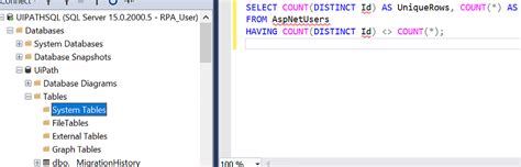 Query SQL For Integrity Data Testing For SwitchOver The Server