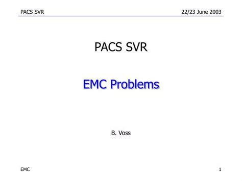 PPT EMC Problems PowerPoint Presentation Free Download ID
