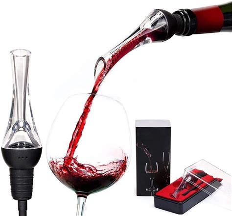 Wine Aerator Pourer Woodpecker Pourer Aerating Non Drip Spout Wine