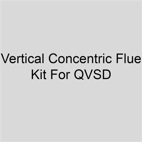 Sterling 11as M4 Vertical Concentric Flue Kit For Qvsd
