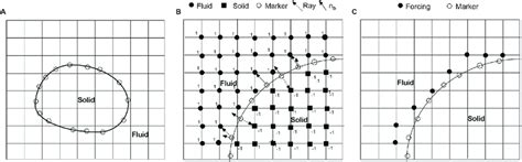 Tracking Of Solid Fluid Interface Used In The Immersed Boundary Method Download Scientific