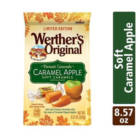 웨더스 오리지날 웨더스 오리지날 하베스트 카라멜 애플 소프트 카라멜 243g 2팩 Werthers Original Harvest