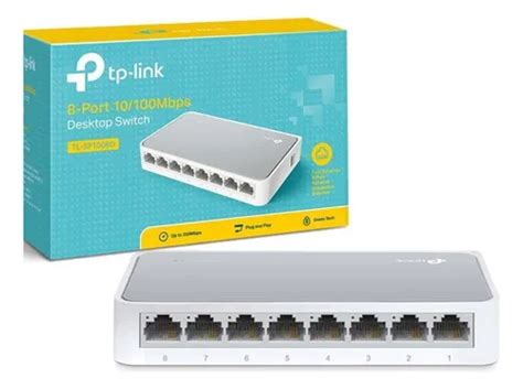 Hub Switch Tp Link 8 Portas 10100 Parcelamento Sem Juros