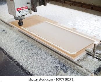 Flatbed Cnc Machine Working Stock Photo Shutterstock