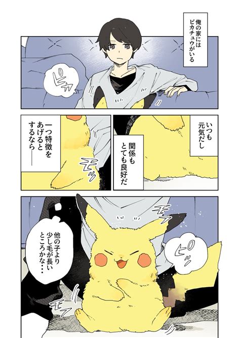 ネヲ 1227（月）2巻発売 On Twitter 毛がモコモコなピカチュウ