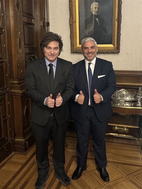 Meeting With President Milei An Incredible Opportunity To Have The Best