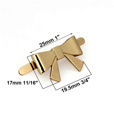 2 Stuks Metalen Strik Gesp Mode Duurzaam Schoenen Grandado