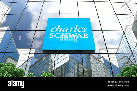 May 2019 Editorial The Charles Schwab Corporation Logo On Glass